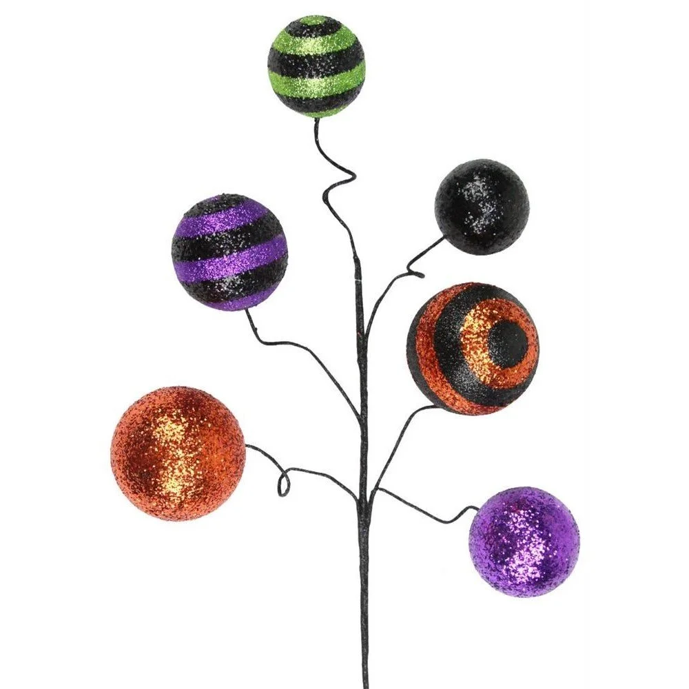 Witch Hat Cauldron Legs Spray, 26" — Holiday Whimsy