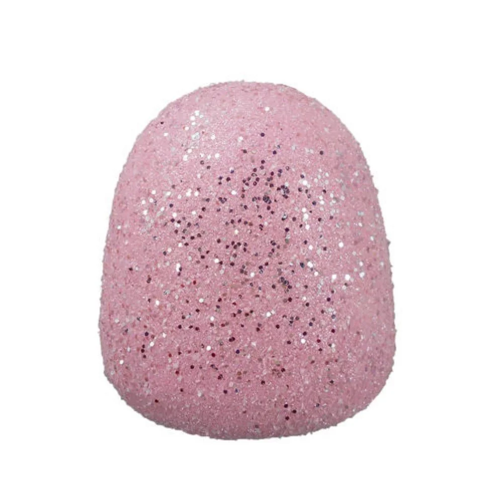 6 Piece Iced Gumdrop Ornament Set: Pink, 3.5" — Holiday Whimsy