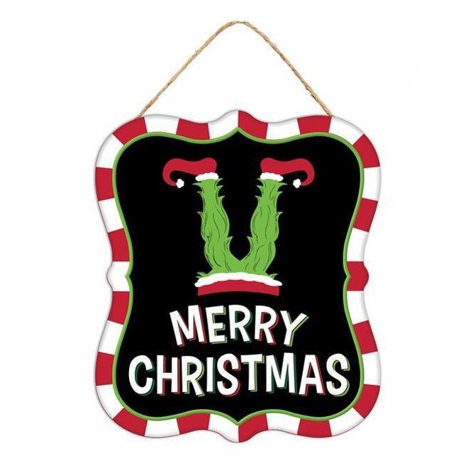 Metal Santa Face, 8" dia. — Holiday Whimsy