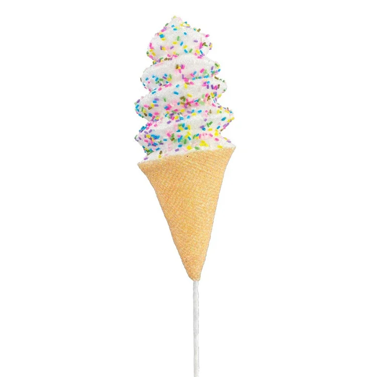 Ice Cream Cone Spray, 33" — Holiday Whimsy