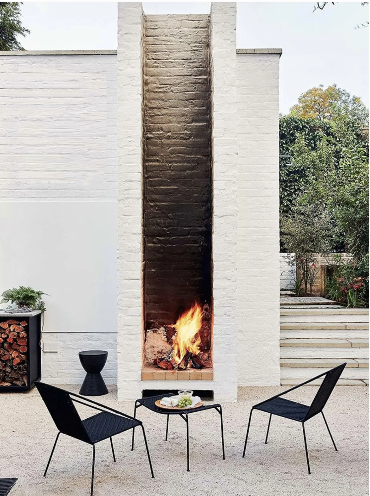 Modern Outdoor Fireplace | 25 Ideas — HomeRun Blog