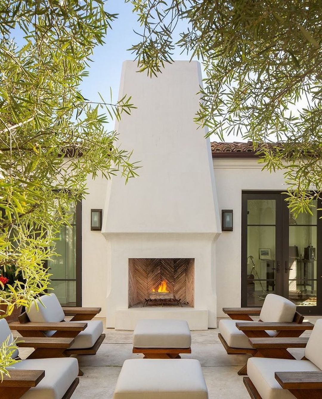 Modern Outdoor Fireplace | 25 Ideas — HomeRun Blog