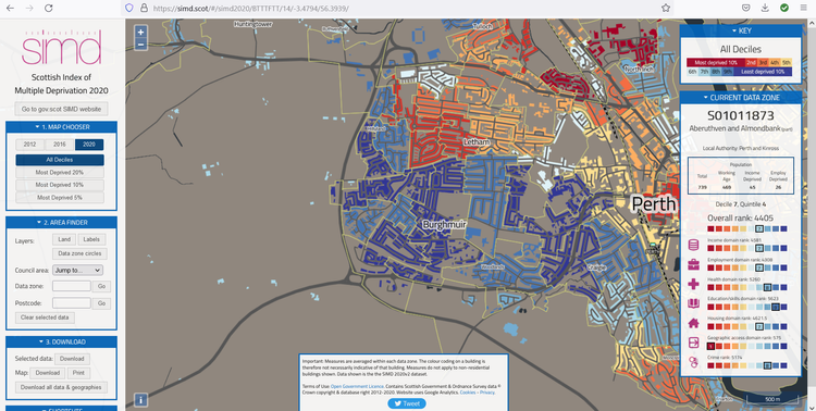 Social Index of Multiple Deprivation (SIMD) — Communities Channel Scotland