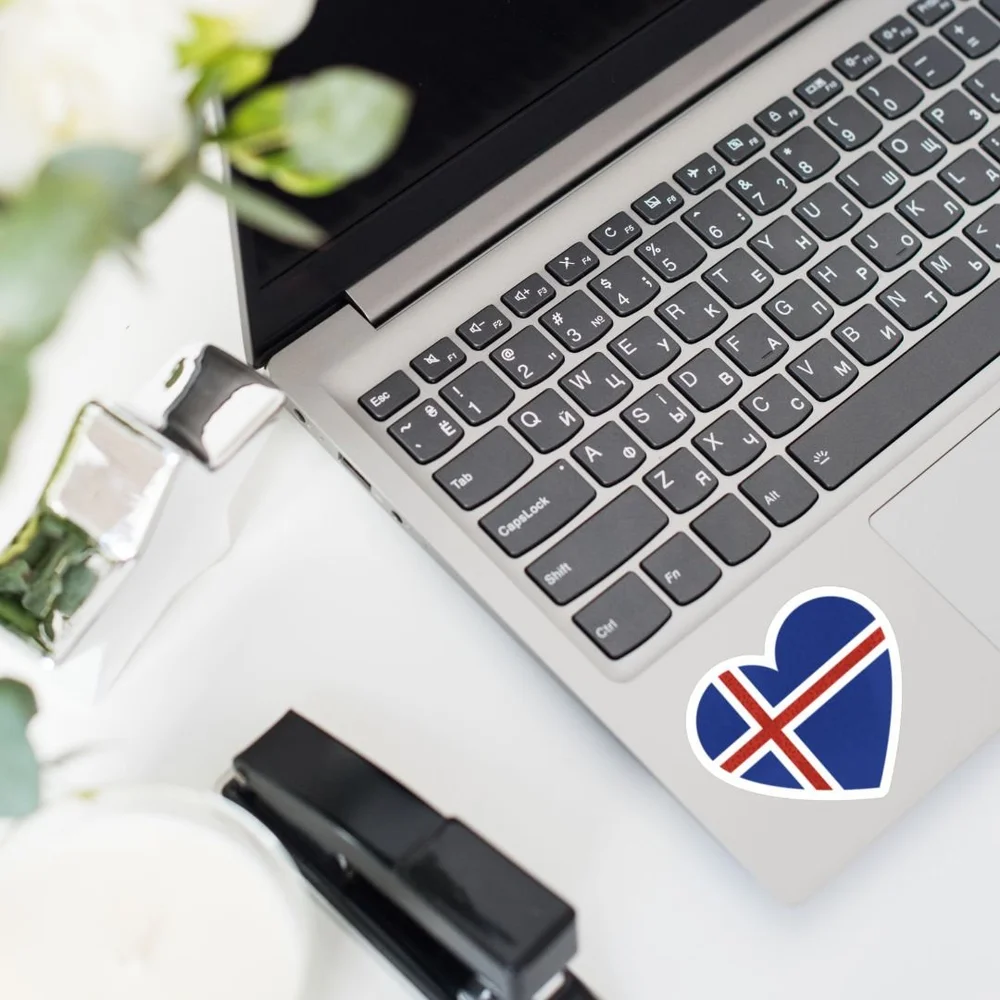 Denmark Flag Sticker — Scandinavian Hearts