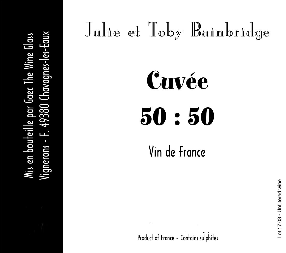 Julie and Toby Bainbridge — Steven Graf Wine