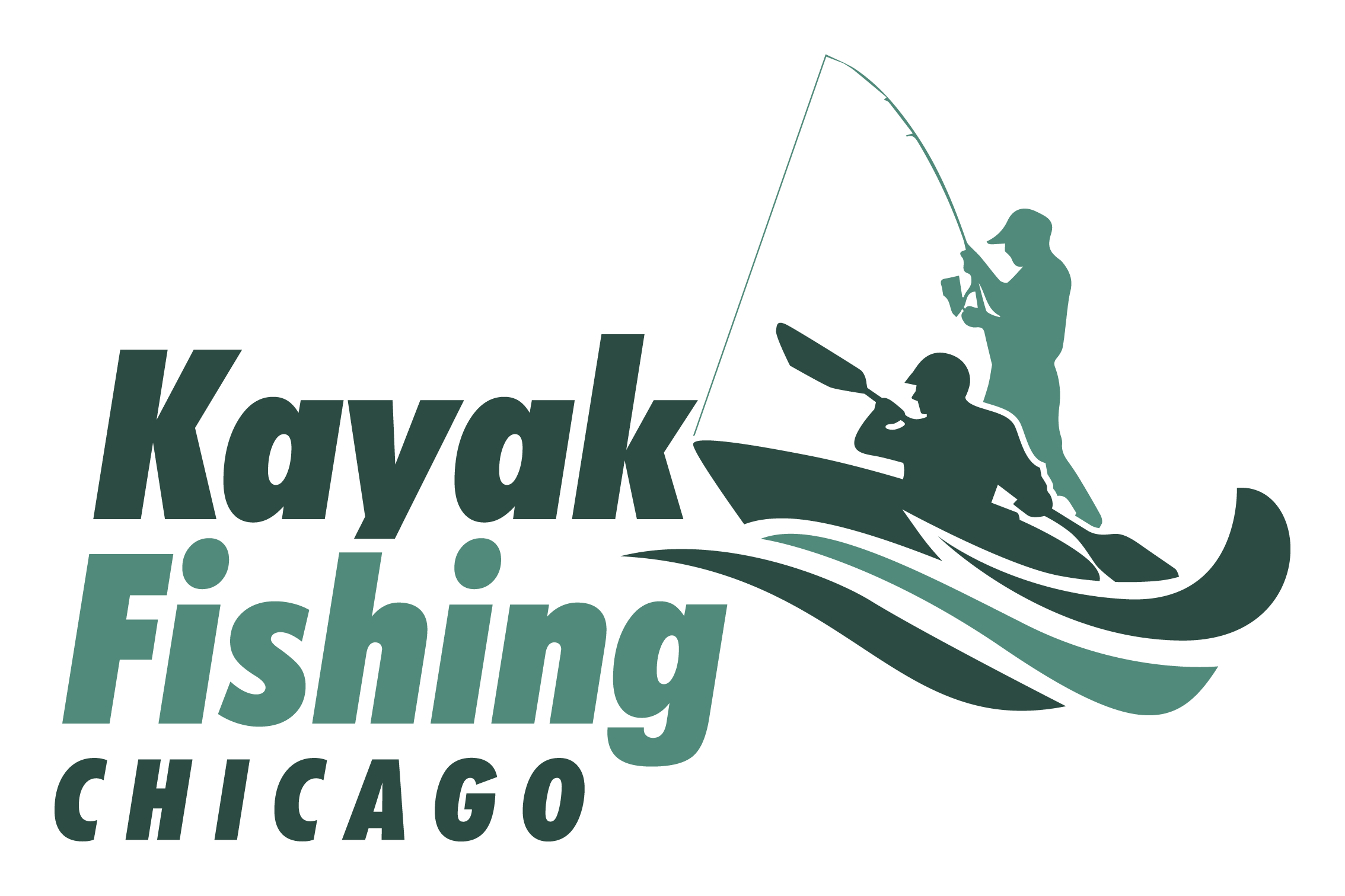 Kayak Fishing Logo