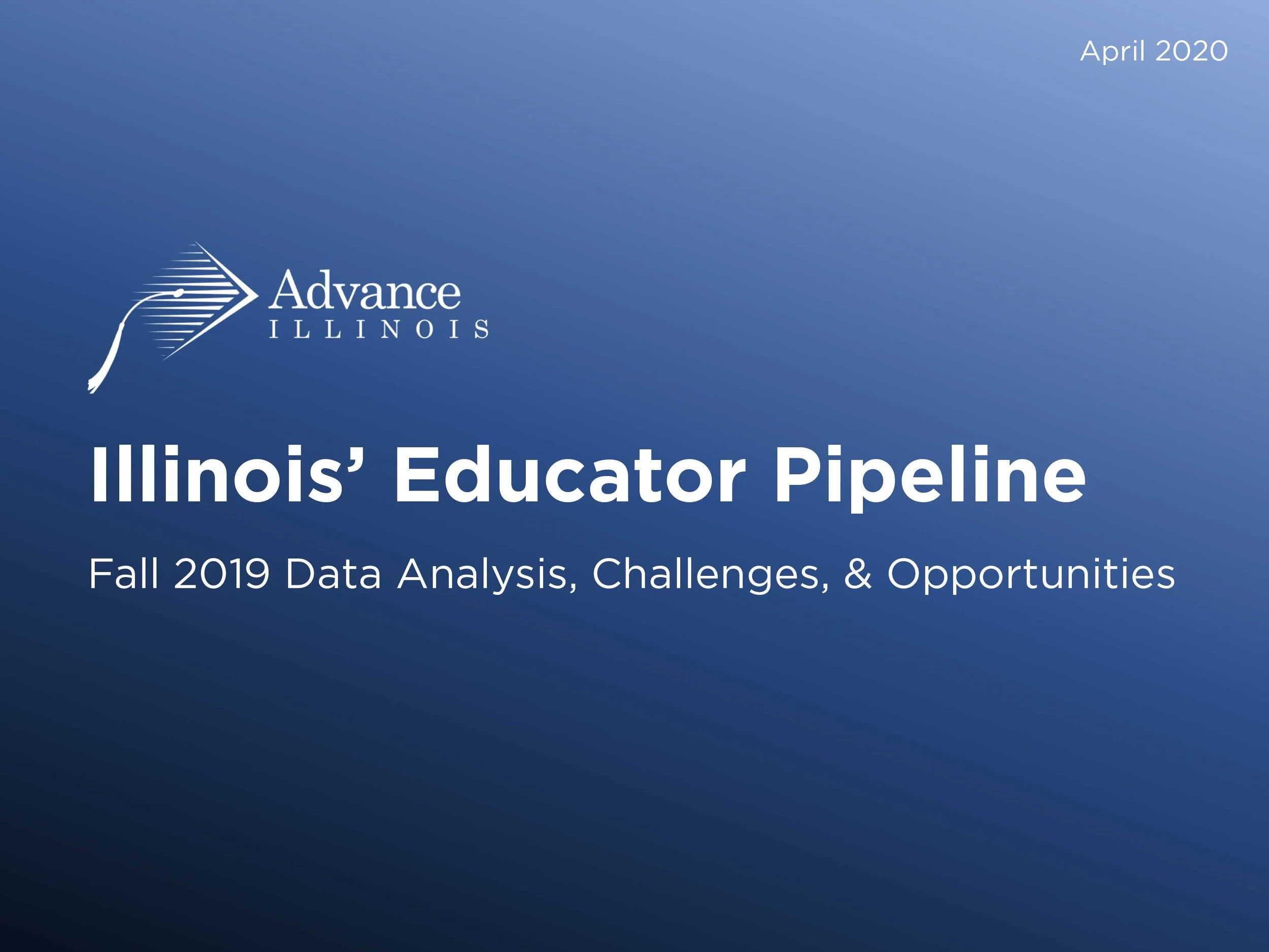 Strong & Diverse Educator Pipeline — Advance Illinois