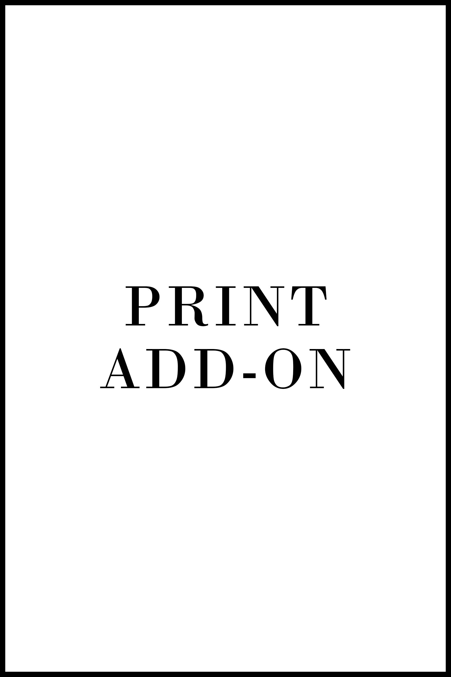 Print Add-On — Moonpress Book Cover Design