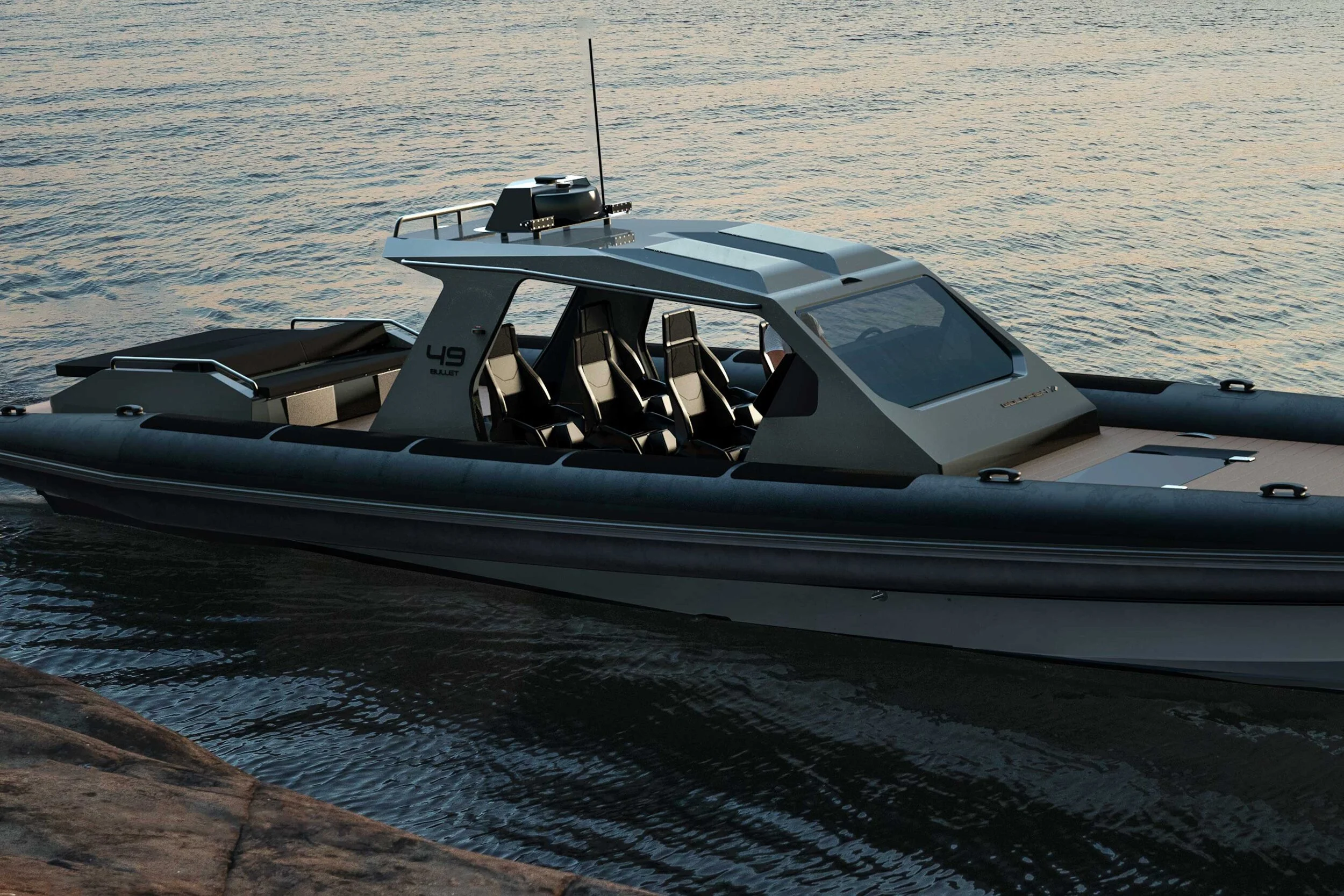 Goldfish 49 Bullet | Raw power meets pure hydrodynamic efficiency ...