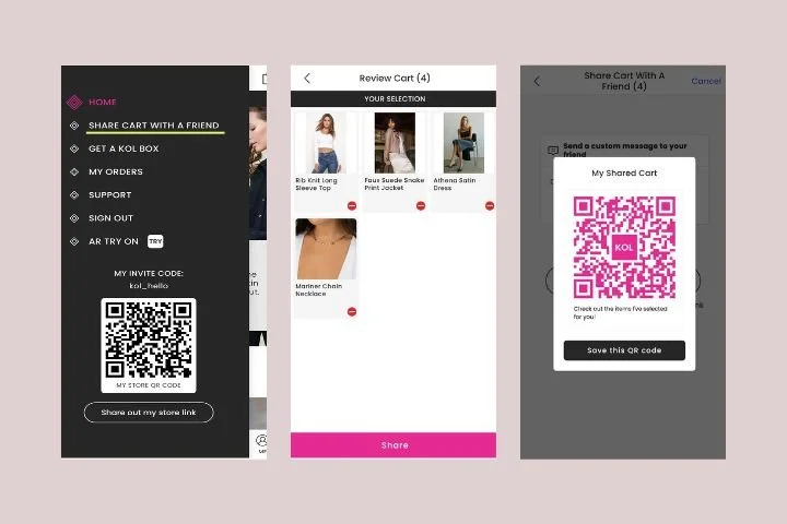 Introducing the Share Cart Feature — Kollectin