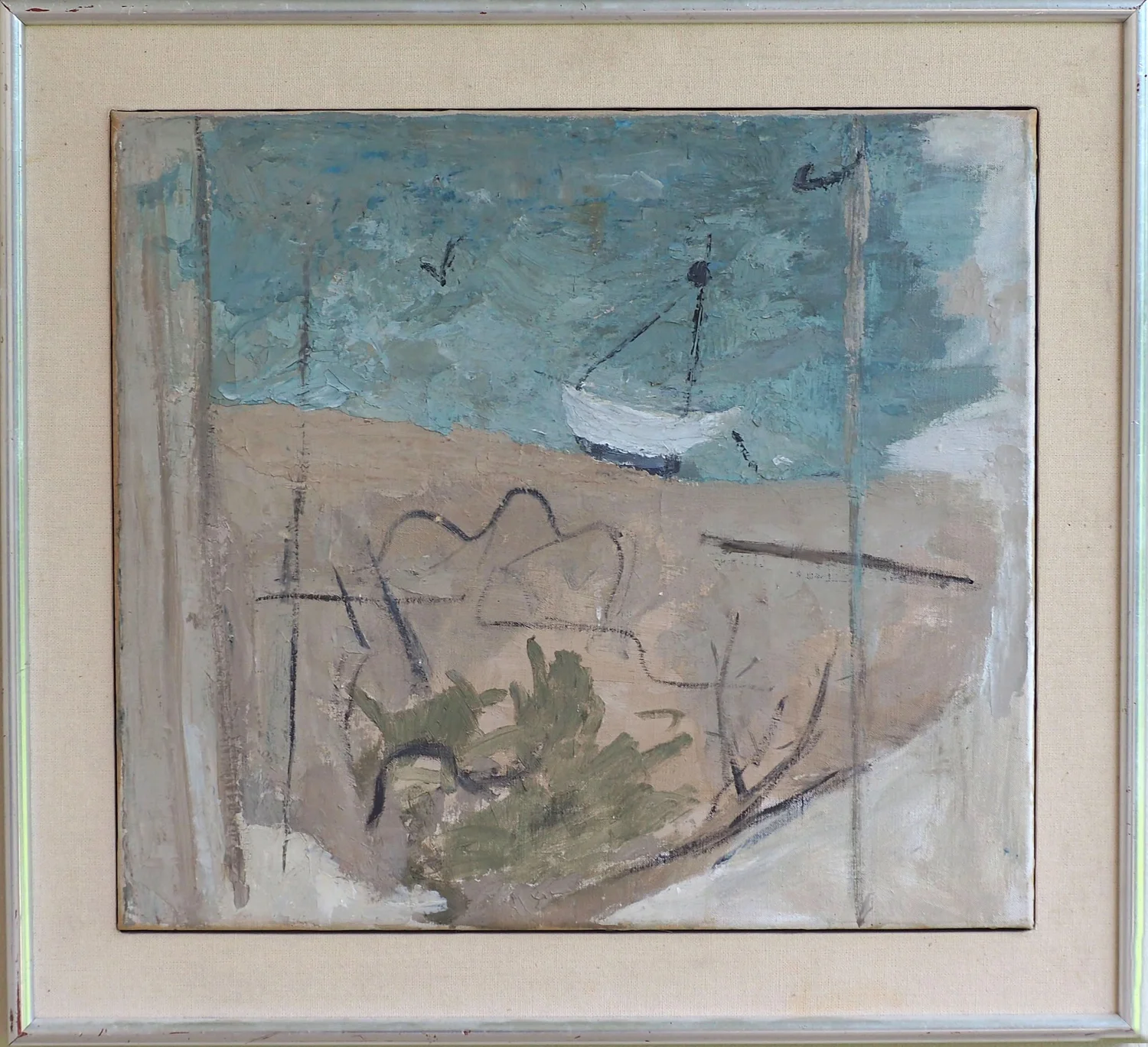 WORK OF THE WEEK: Mary Potter, Boat and Beach, c.1958 — NewArtCentre.