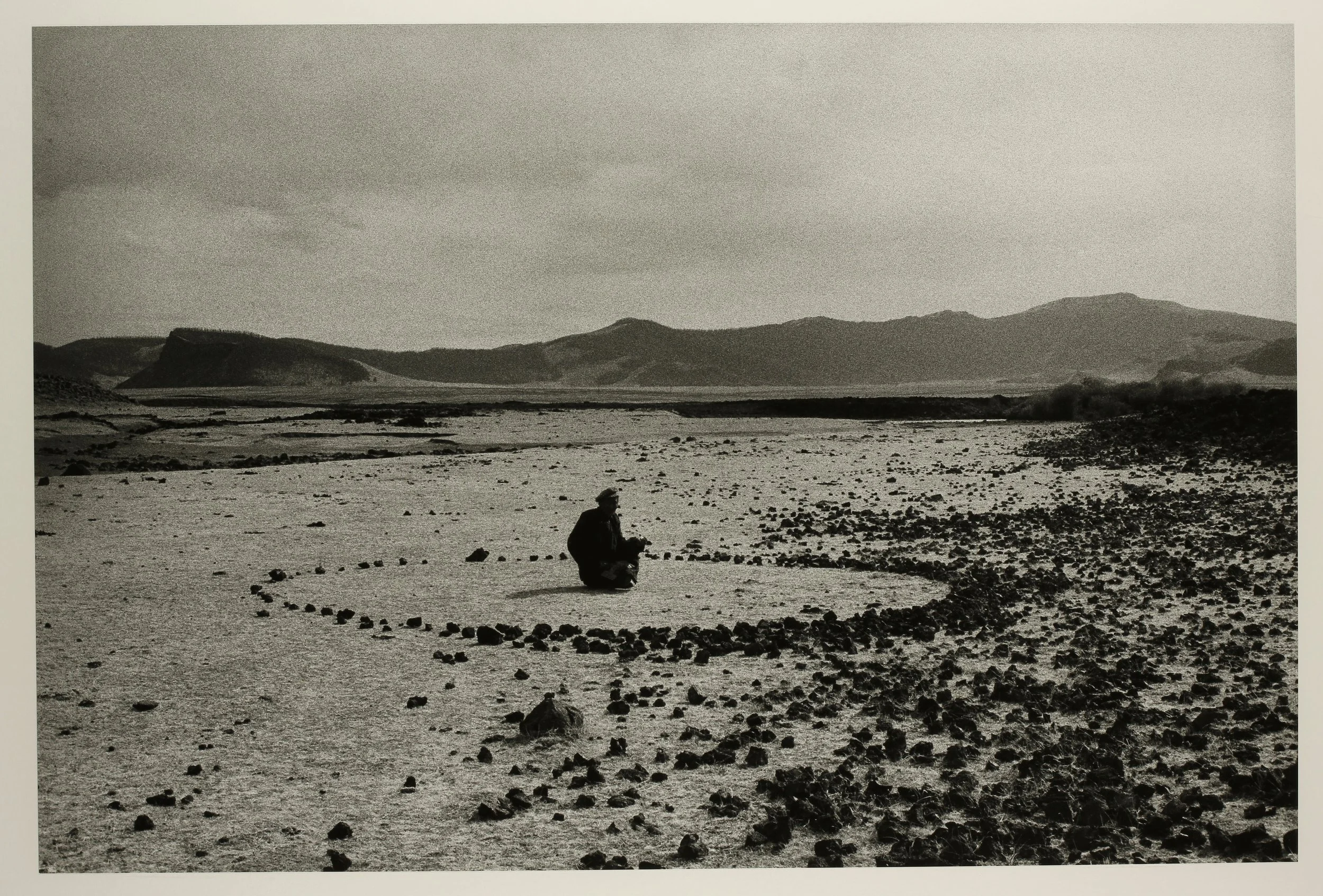 WORKS OF THE WEEK: Richard Long, Avon Mud on Wood, 2005 — NewArtCentre.