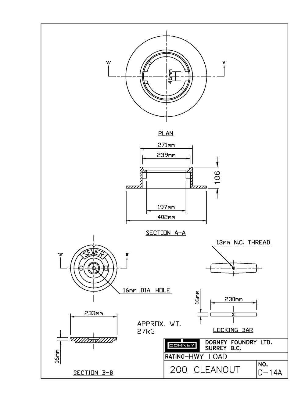 Valve & Service Boxes — Dobney Foundry Ltd.