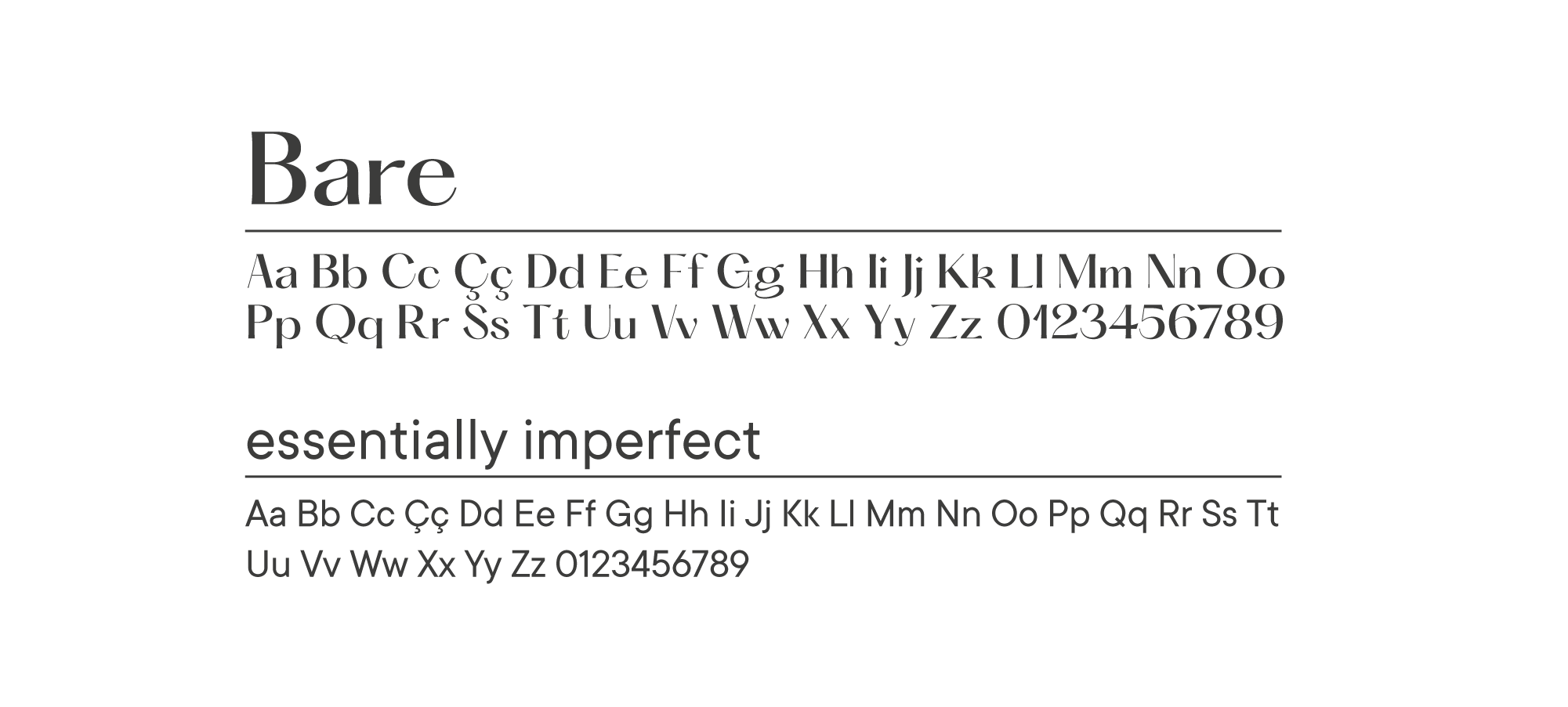 Bare Rebranding: Branding — Agosto Creative Studio