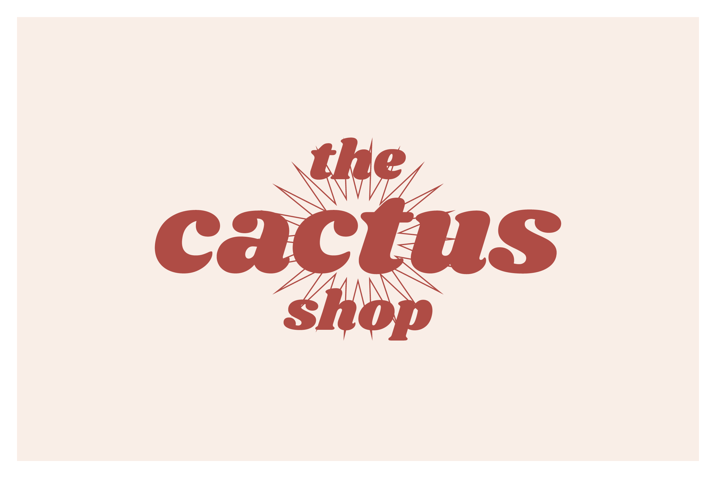 The Cactus Shop Branding: Design by Agosto Creative Studio — Agosto ...