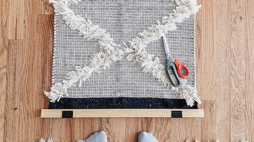 DIY - Rug Art — hoppy diy