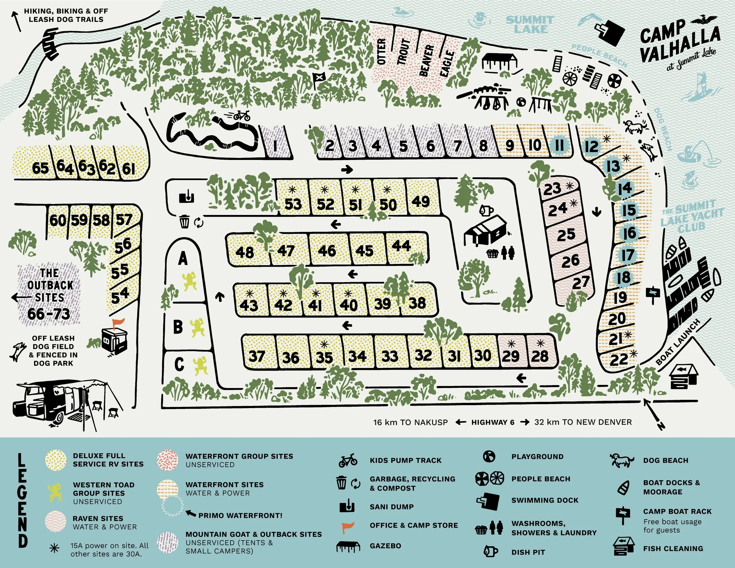 Sites and Prices — Camp Valhalla