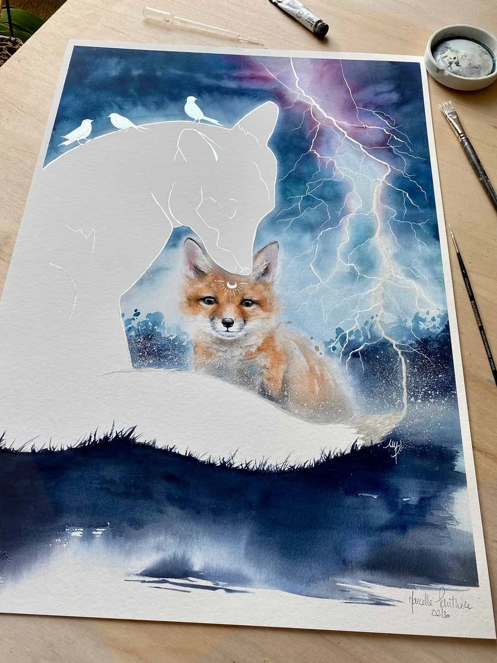 Renards d'Orage 🦊 petit/moyen SILVER — Marcelle Panthère