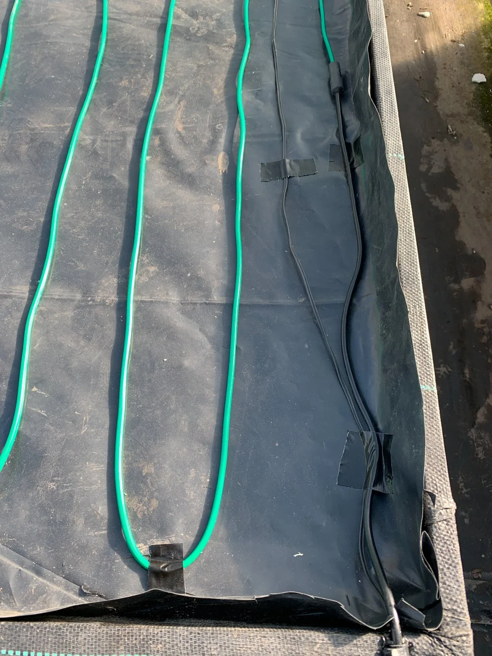 Heated propagation bench — Moorfield Farm Flowers