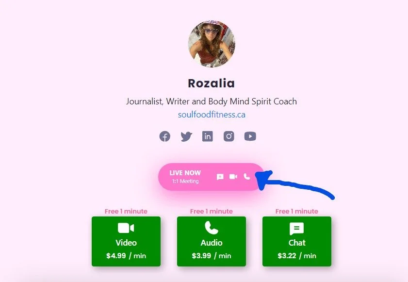 Book Live, Scheduled Health Sessions with Soul Food Fitness