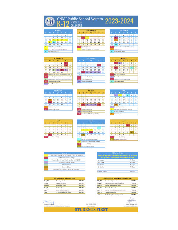 New Student Information — MARIANAS HIGH SCHOOL