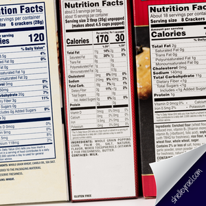 Nutrition Facts Panel Explained Serving Sizes, Servings Per Container ...
