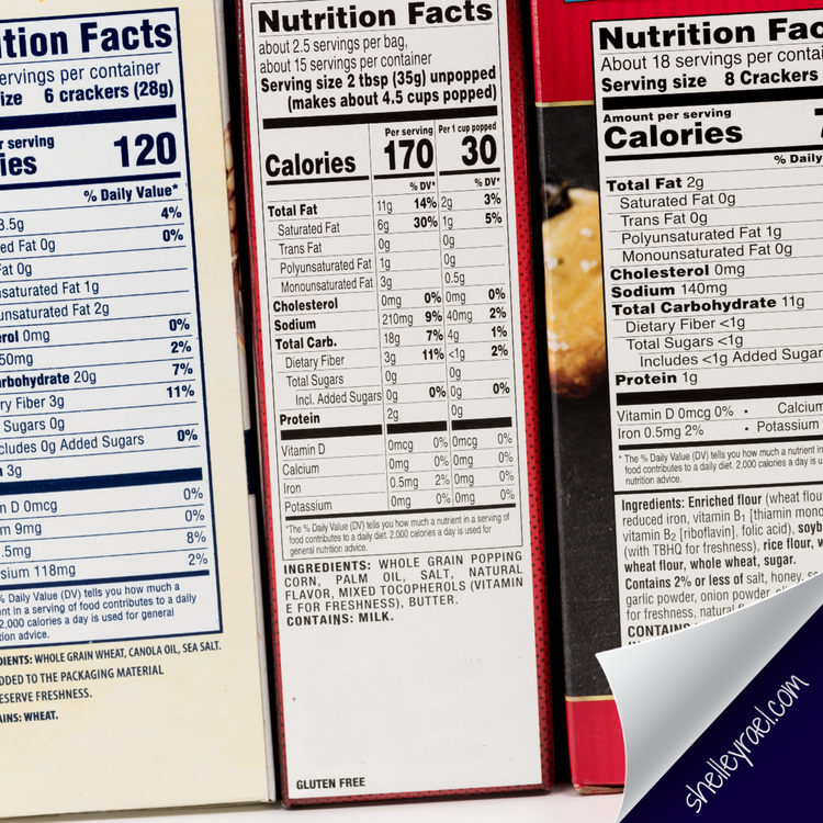 Nutrition Facts Panel Explained Serving Sizes, Servings Per Container ...