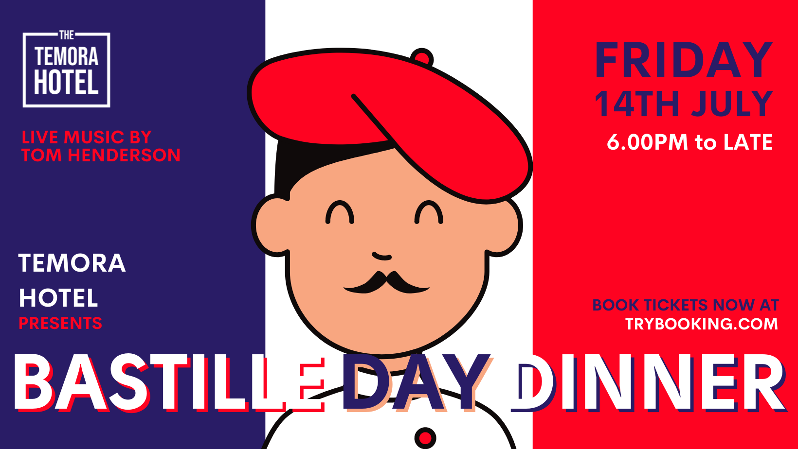Bastille Day Dinner - The Temora Hotel — Visit Temora