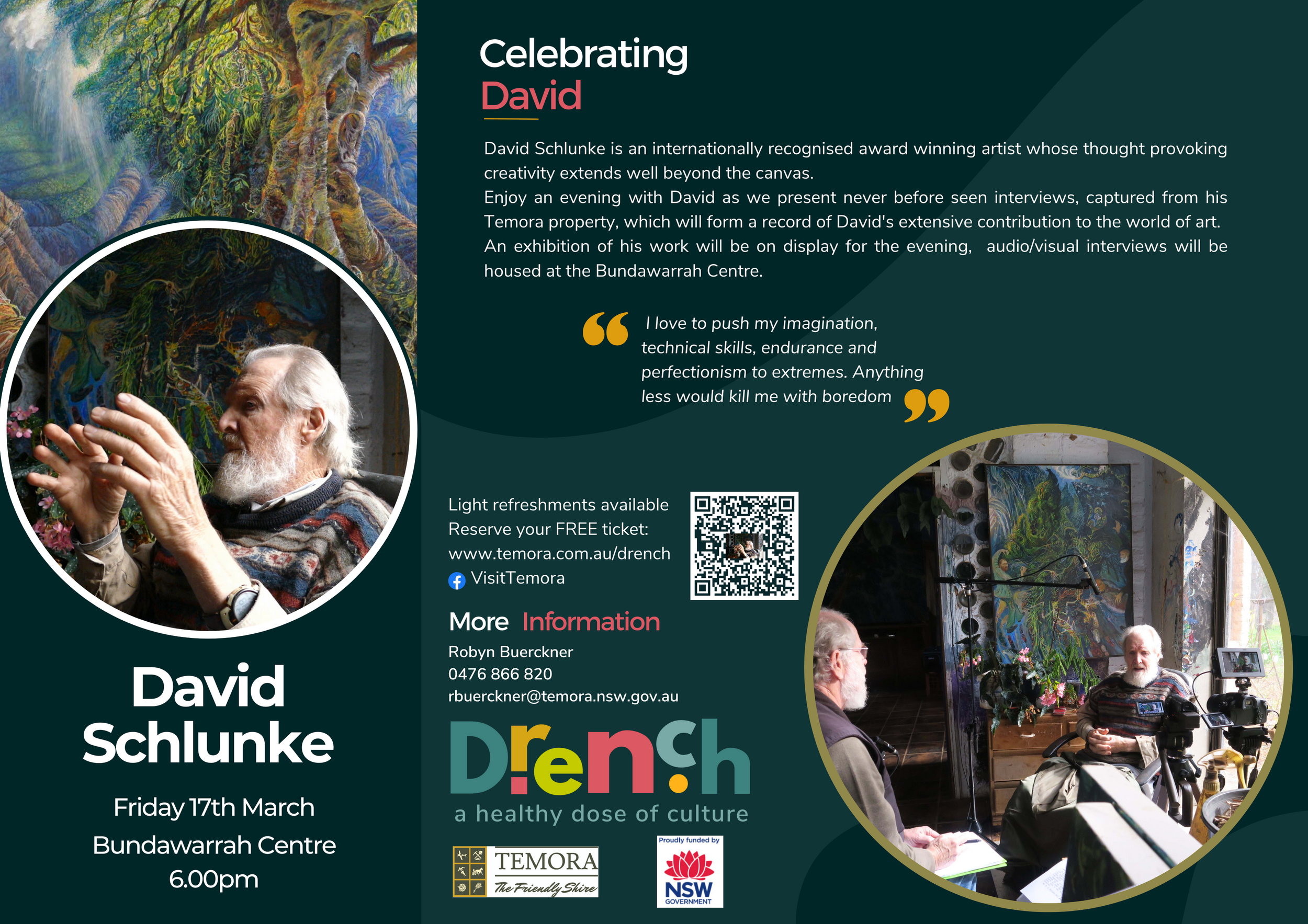 DRENCH: David Schlunke Exhibition — Visit Temora