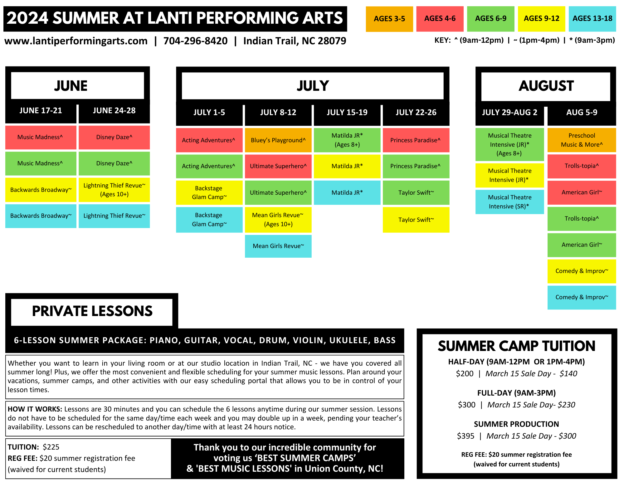 Summer Music and Acting Camps for Kids — Lanti Performing Arts