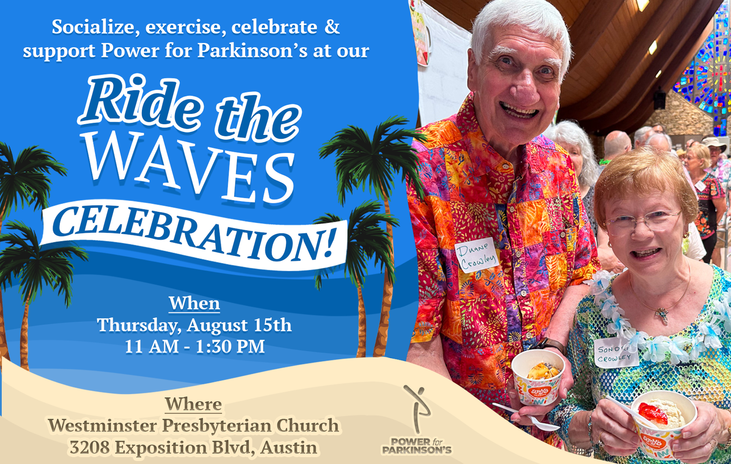 Ride the Waves Celebration — Power for Parkinson's