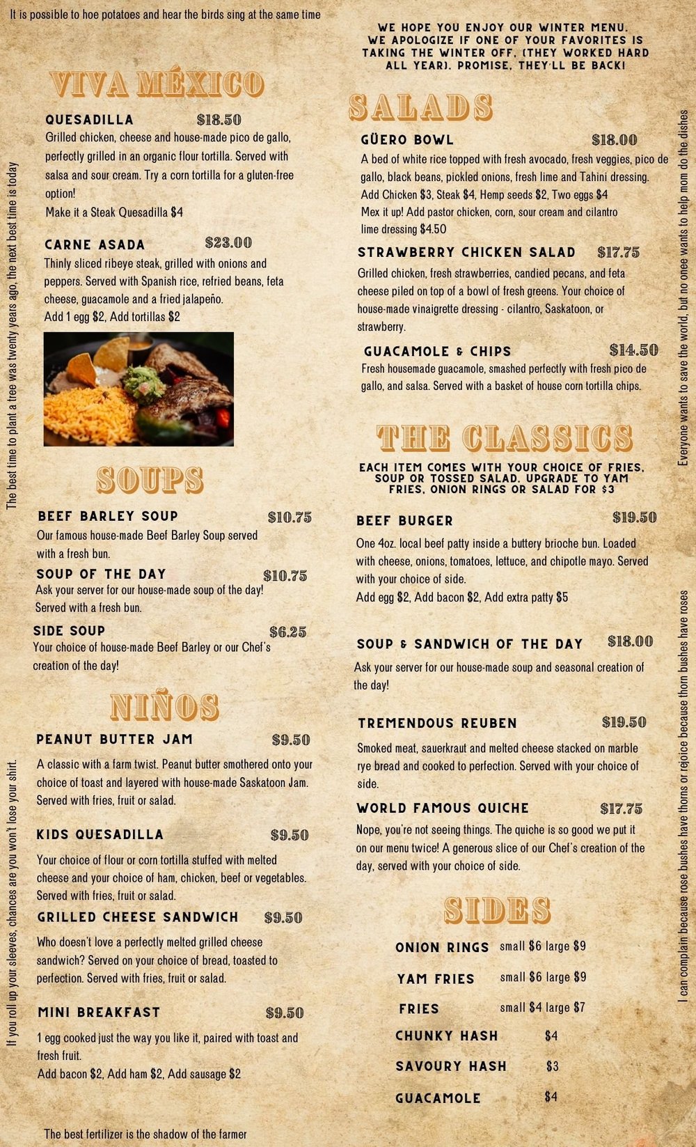 Restaurant — Saskatoon Farm