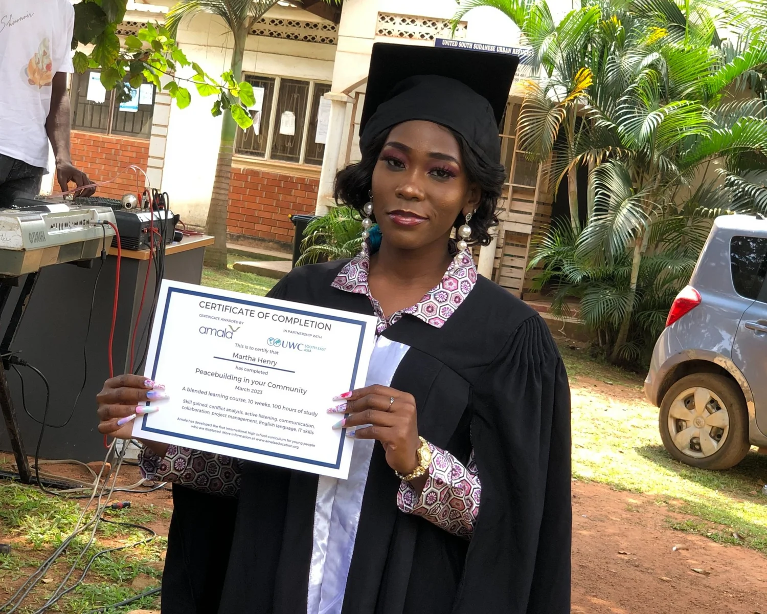 Inspiring alumni stories: meet Martha, Peacebuilding alumna — Amala ...