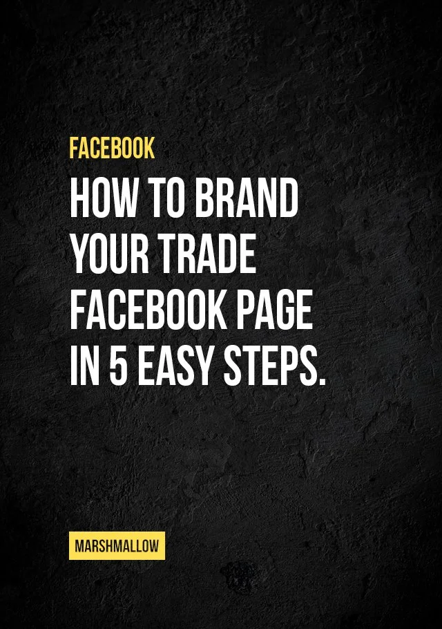 How to Brand your Trade and construction Facebook Page in 5 Easy Steps ...