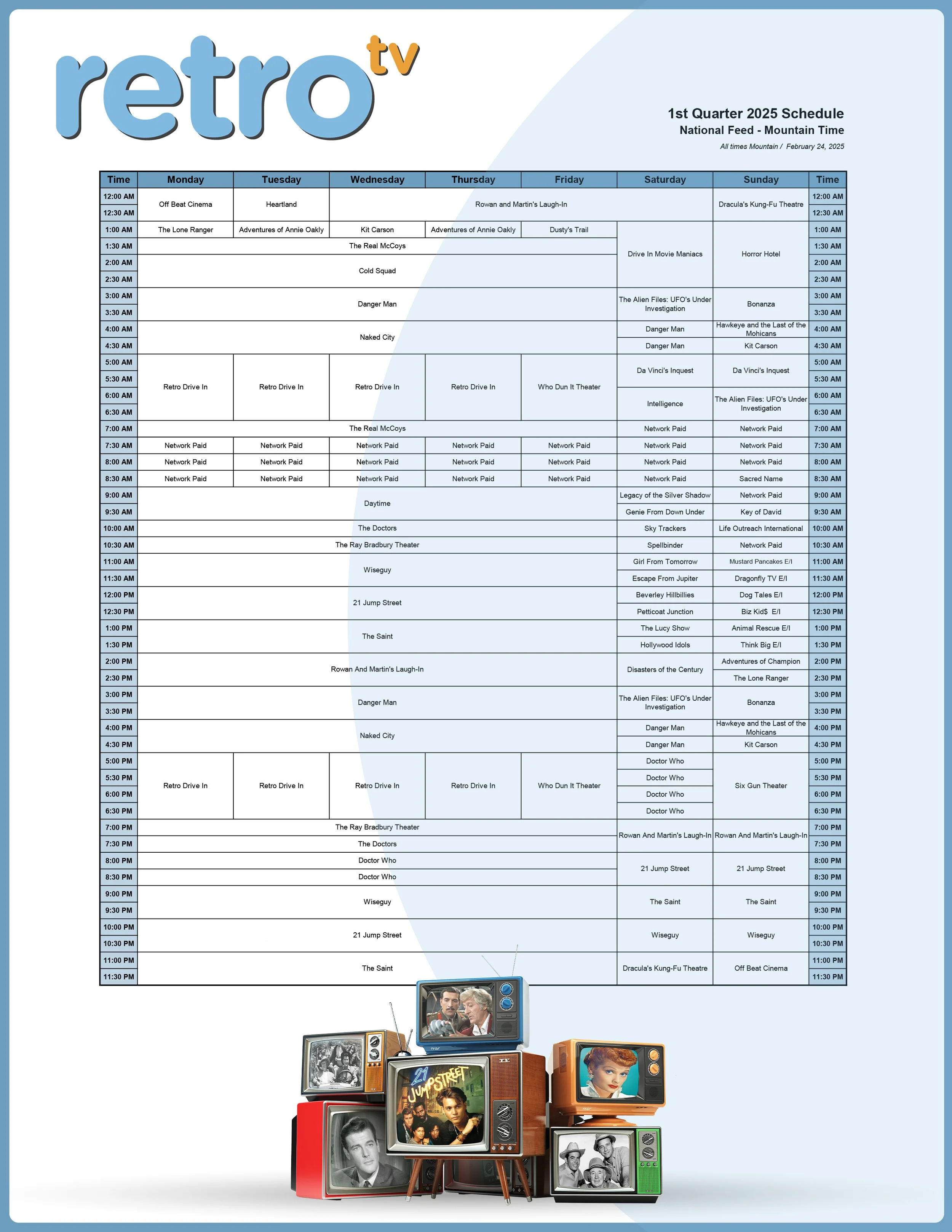 Retro Tv Network Schedule Retro Tv Online Apps On Google Play