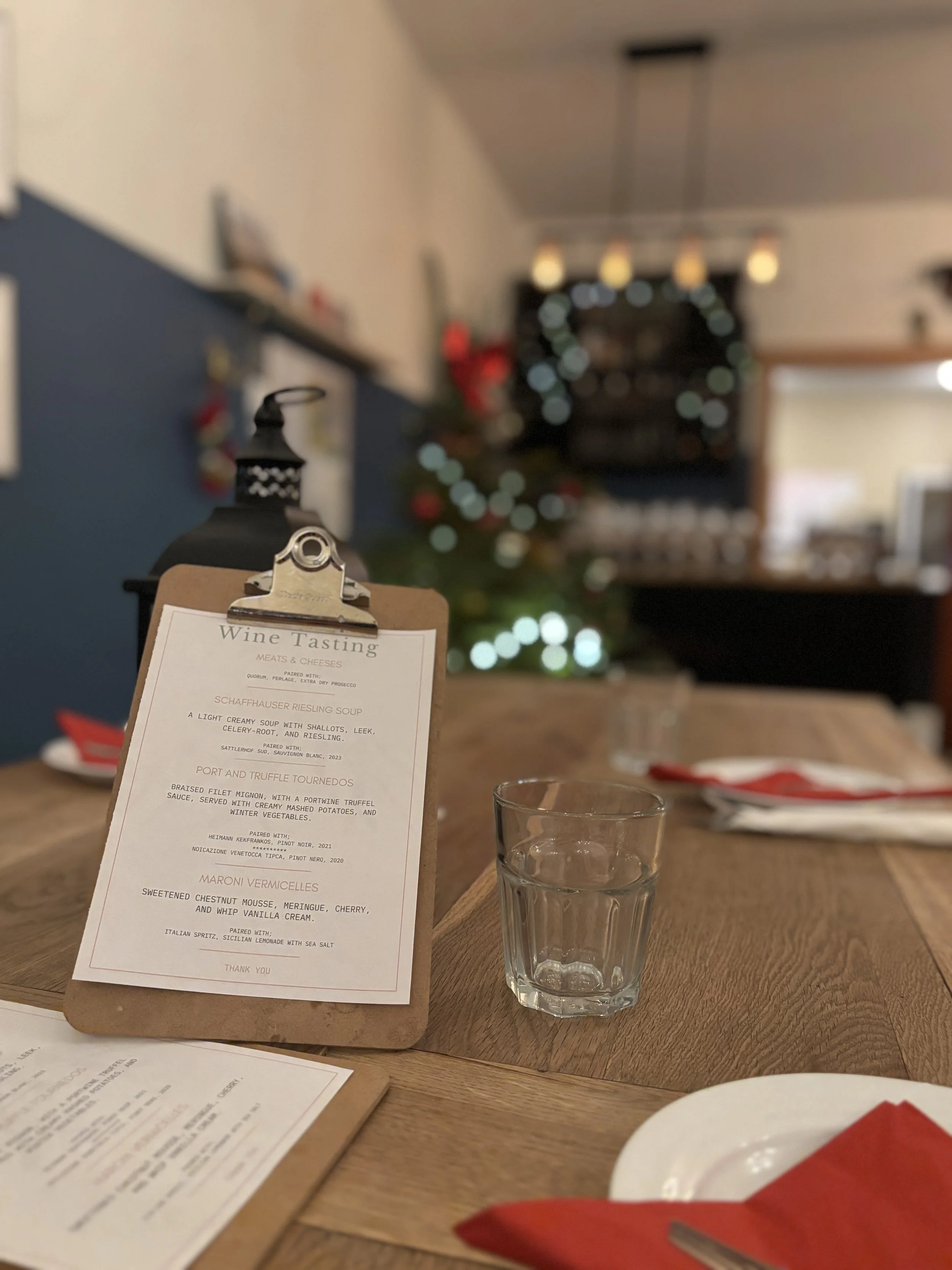 Menu — The Handle-Bar