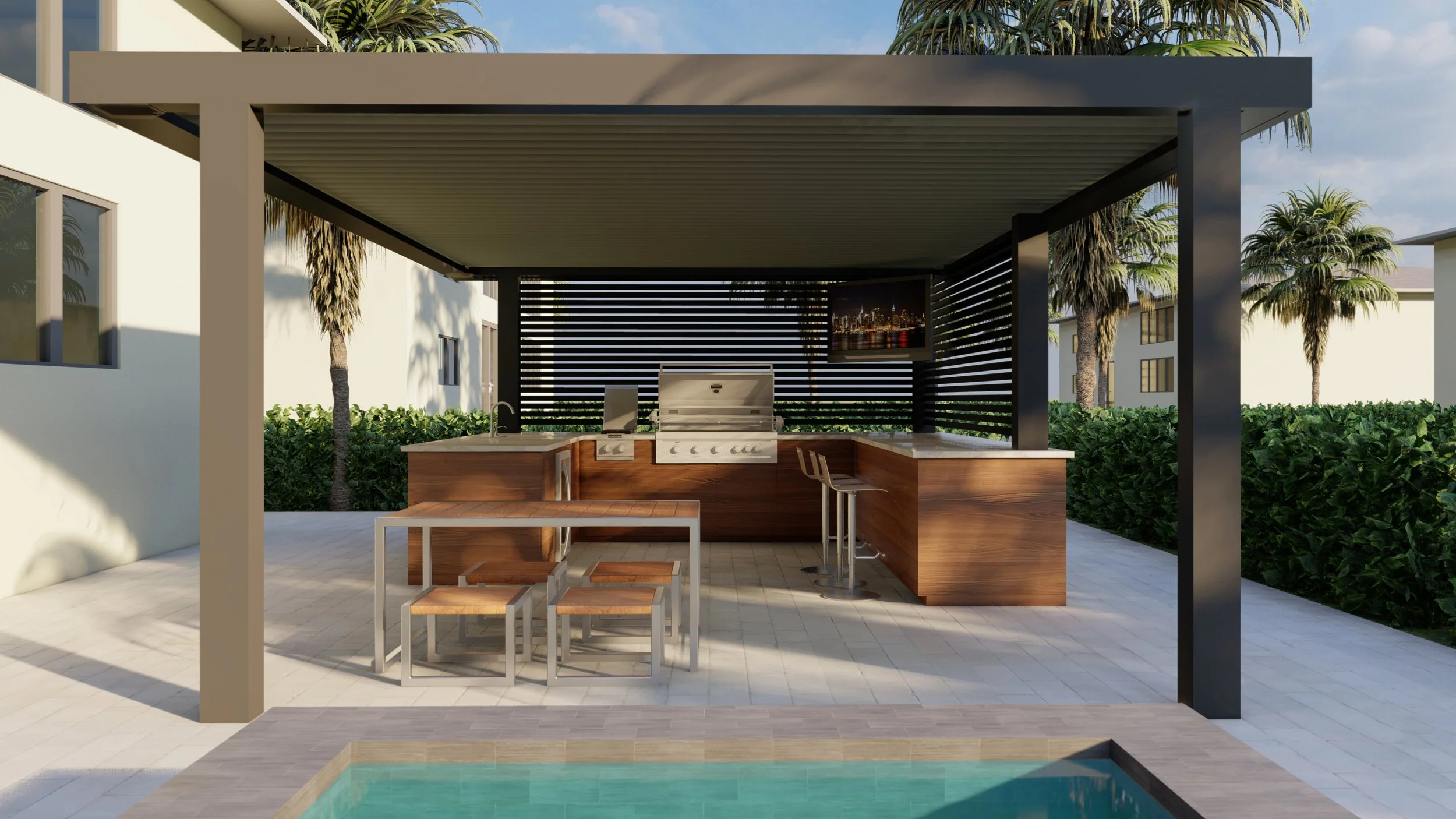 South Florida Outdoor Kitchen Design Contractors — Flōridian