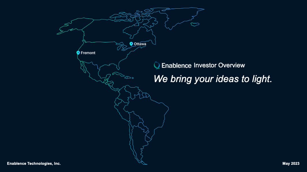 Investors — Enablence
