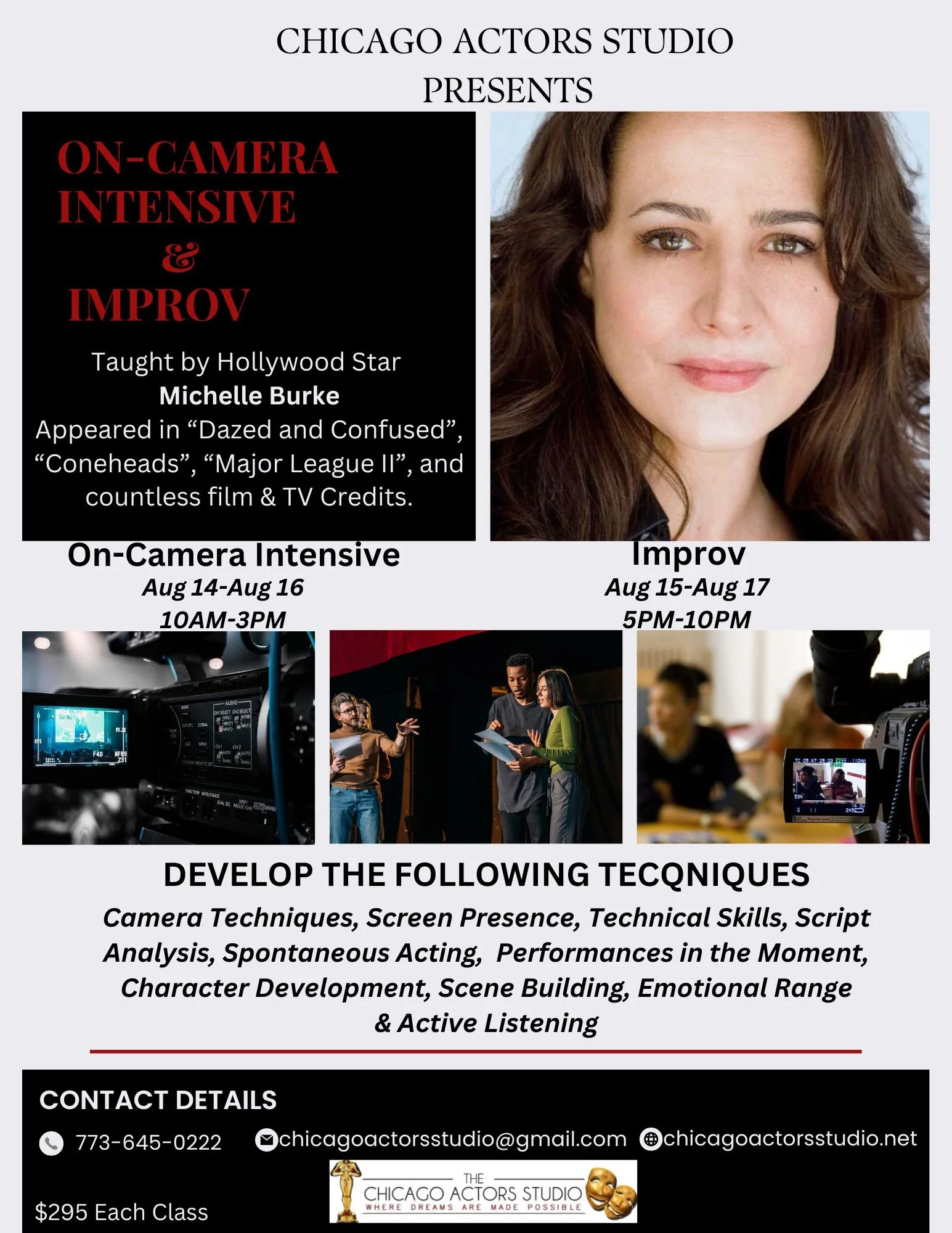 Acting In Film — THE CHICAGO ACTORS STUDIO