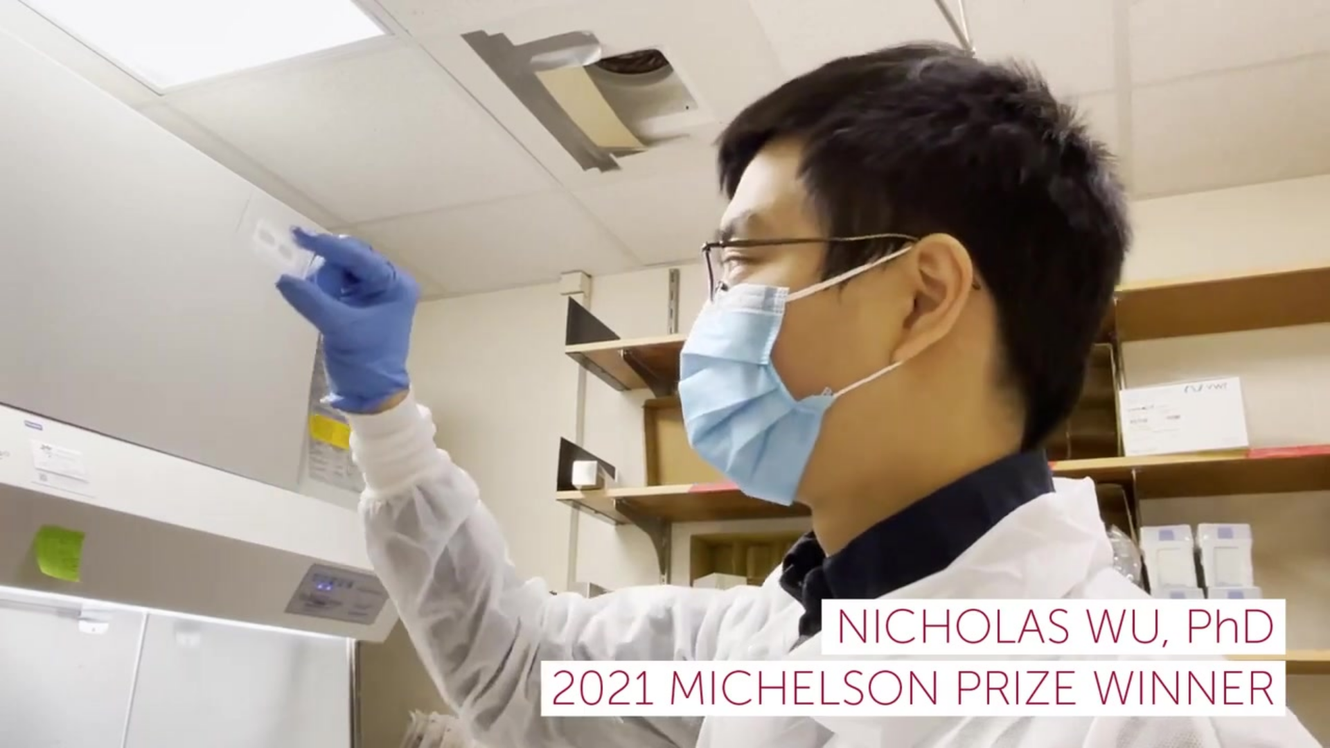 Dr. Nicholas Wu, 2021 Michelson Prizes Laureate
