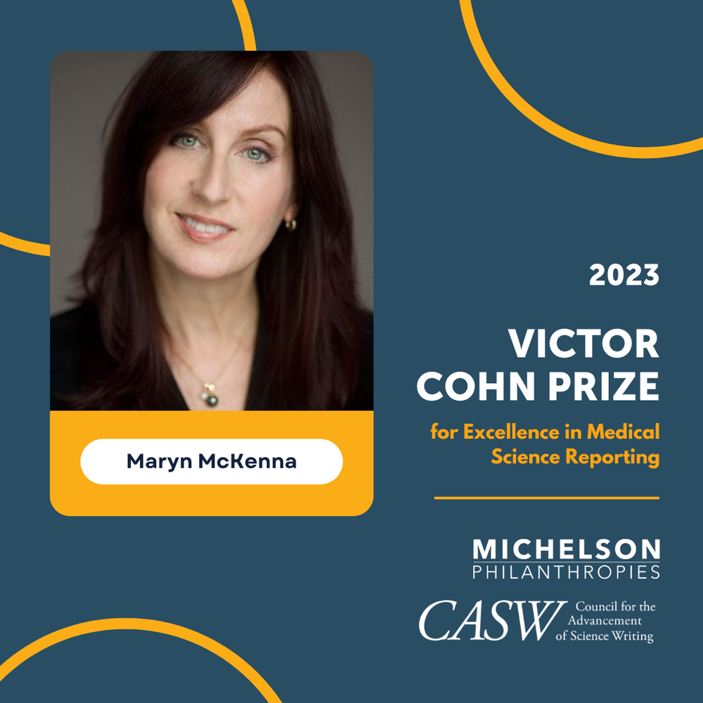 Maryn McKenna's Award-Winning Reporting on Infectious Diseases and ...