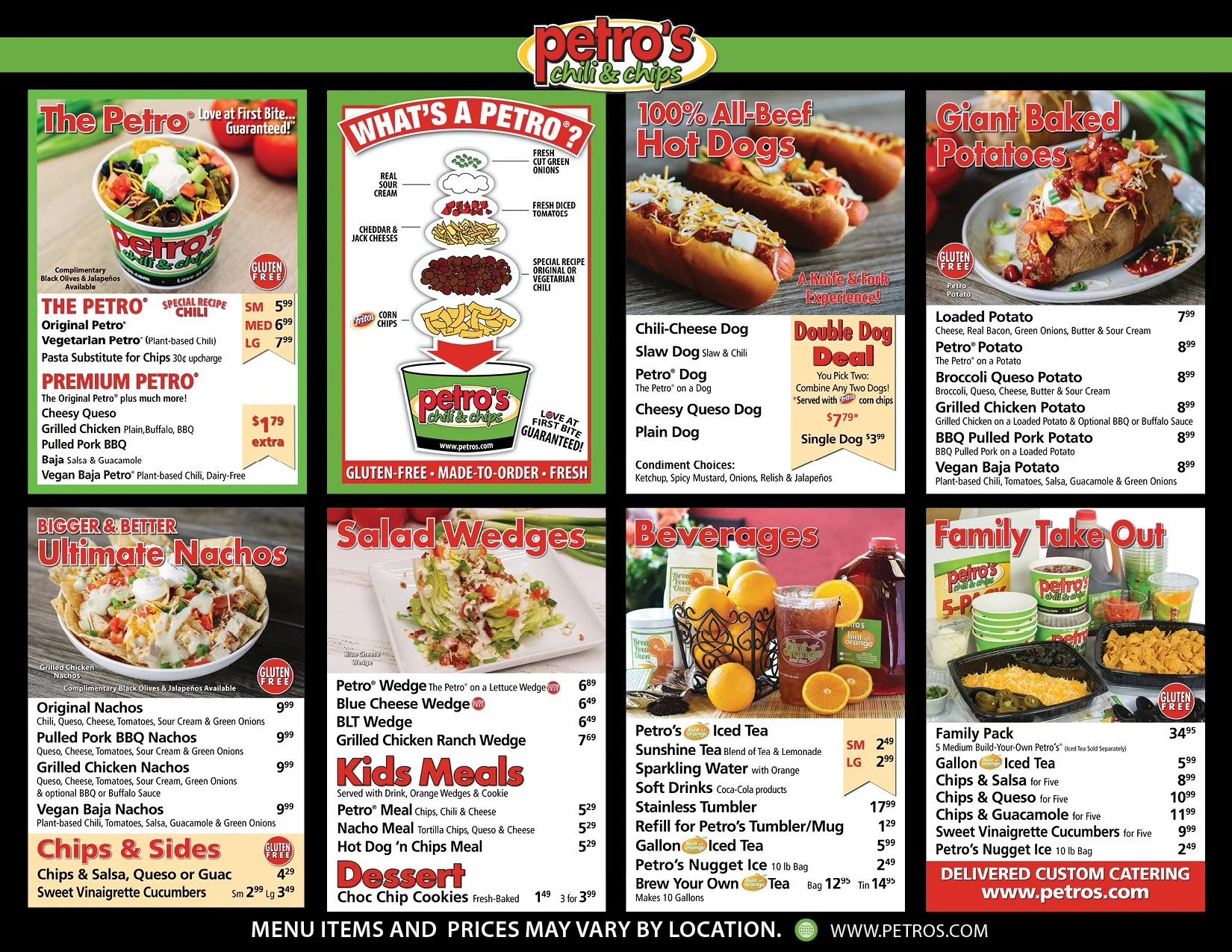 Menu — Petro's Chili & Chips™