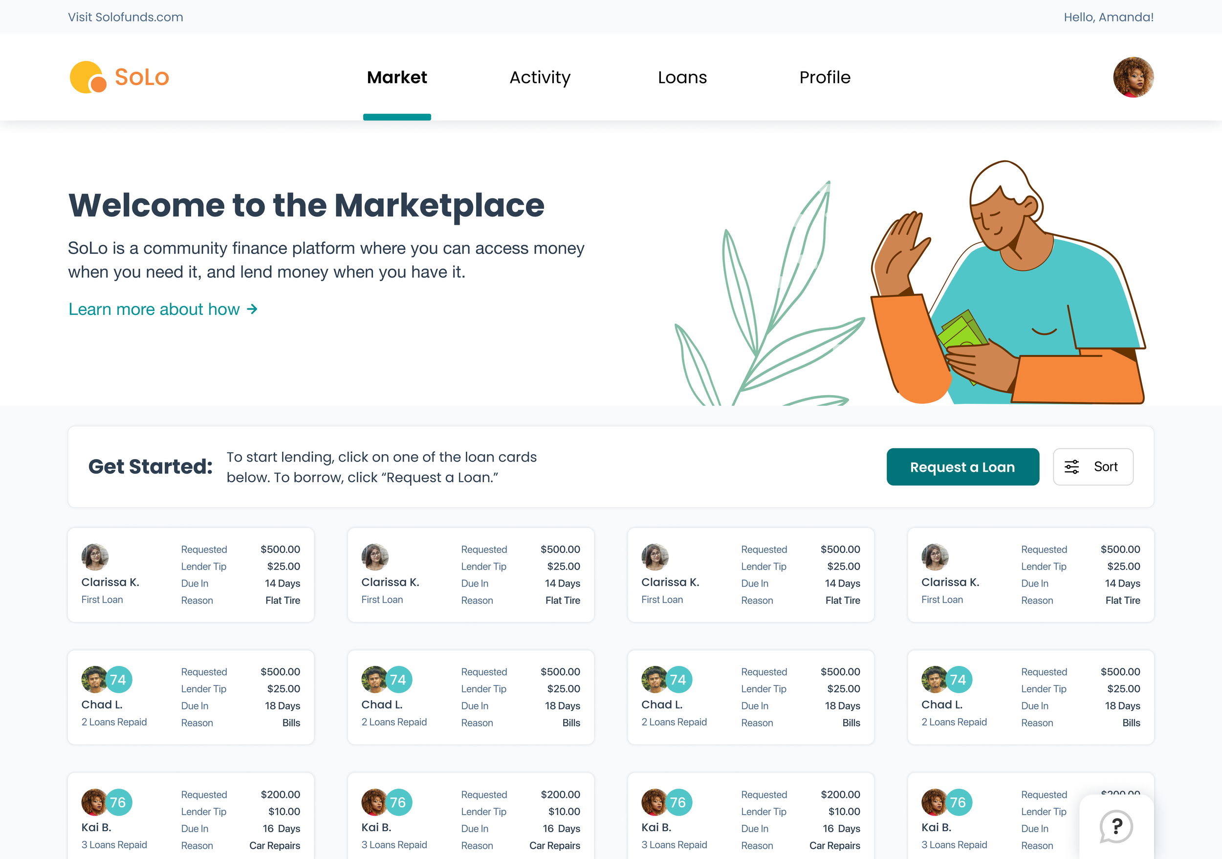 The SoLo Web App — Elektra Creative Consulting
