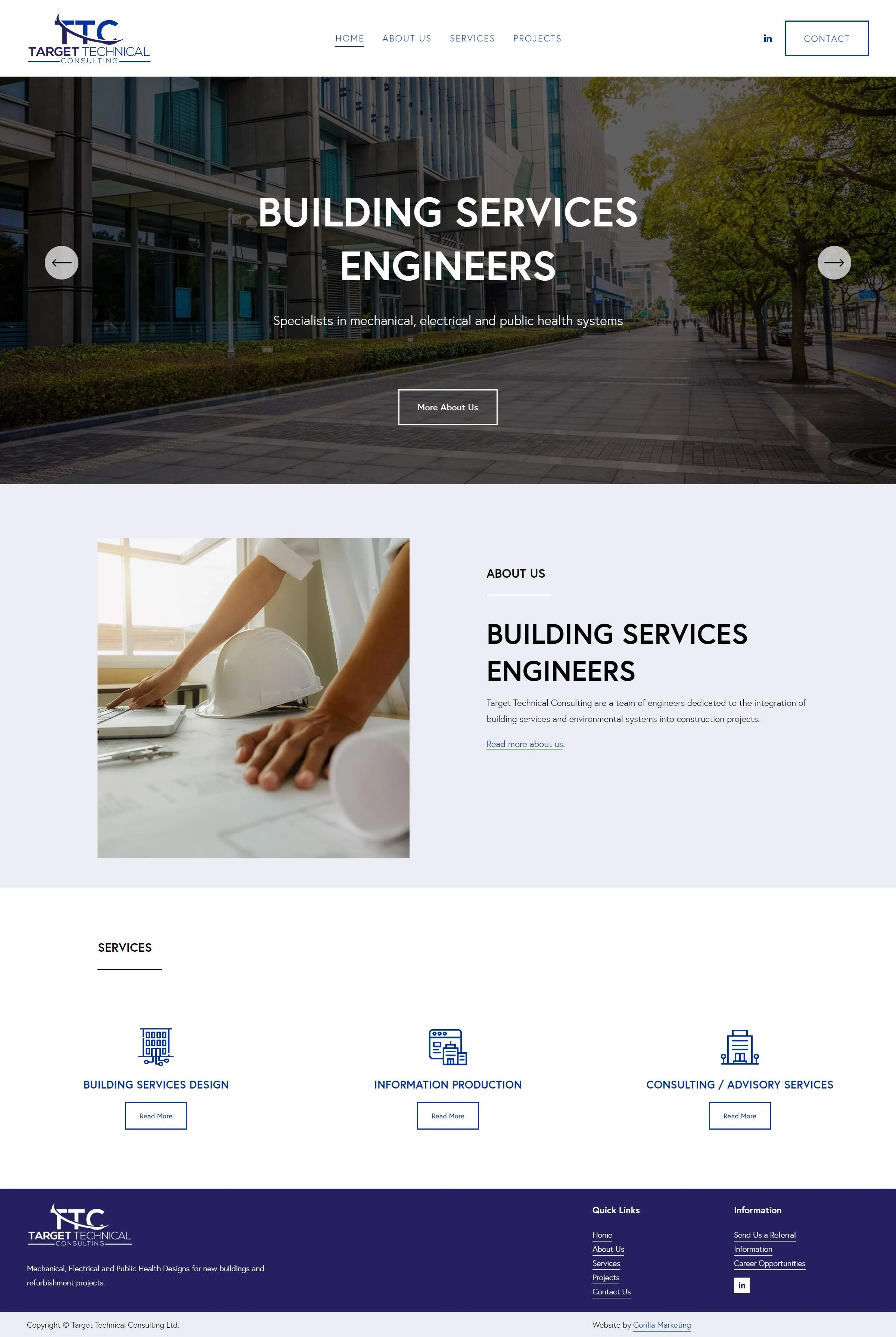 Target Technical Consulting - Website Design | Gorilla Marketing