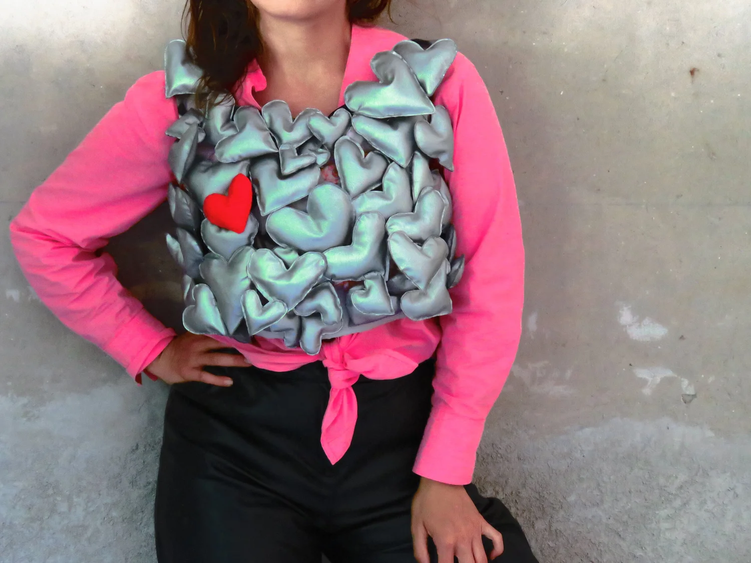 Heart Shape Fashion Spread the Love Top Hearts Embellished Love Heart ...