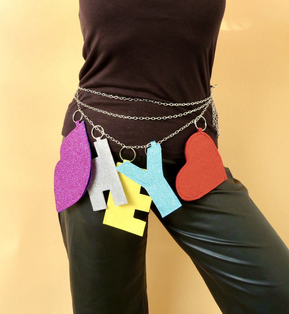 LIPS BELT BAG DIY-spice it up with dori