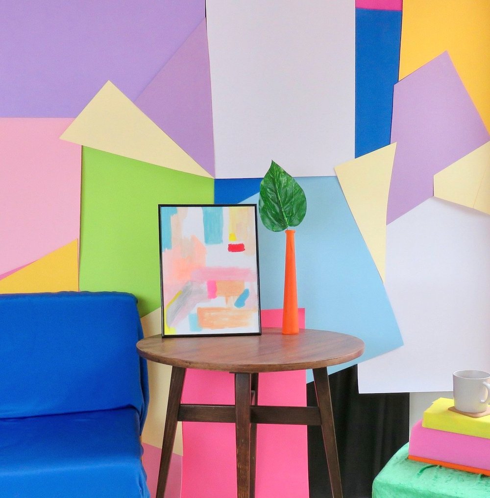 HOW TO MAKE YOUR OWN ABSTRACT PAINTING AT HOME DIY-spice it up with dori