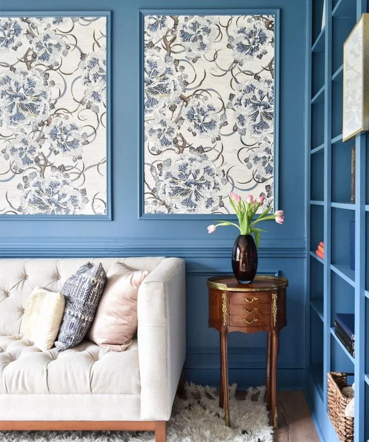 Living room wallpaper inspiration | Kate Wiltshire Design