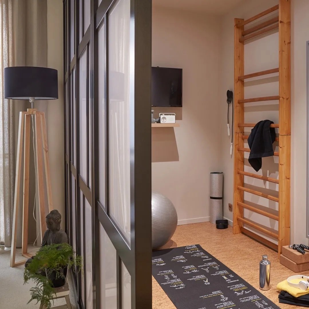 How to decorate around exercise equipment | Kate Wiltshire Design