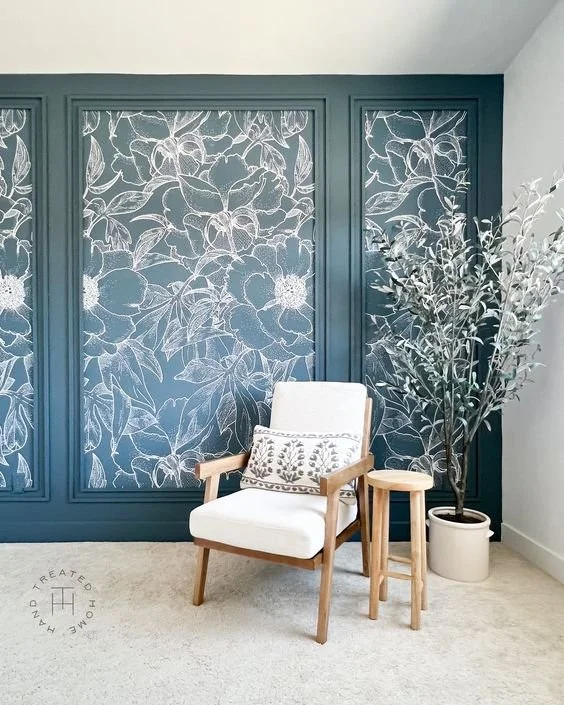 Living room wallpaper inspiration | Kate Wiltshire Design